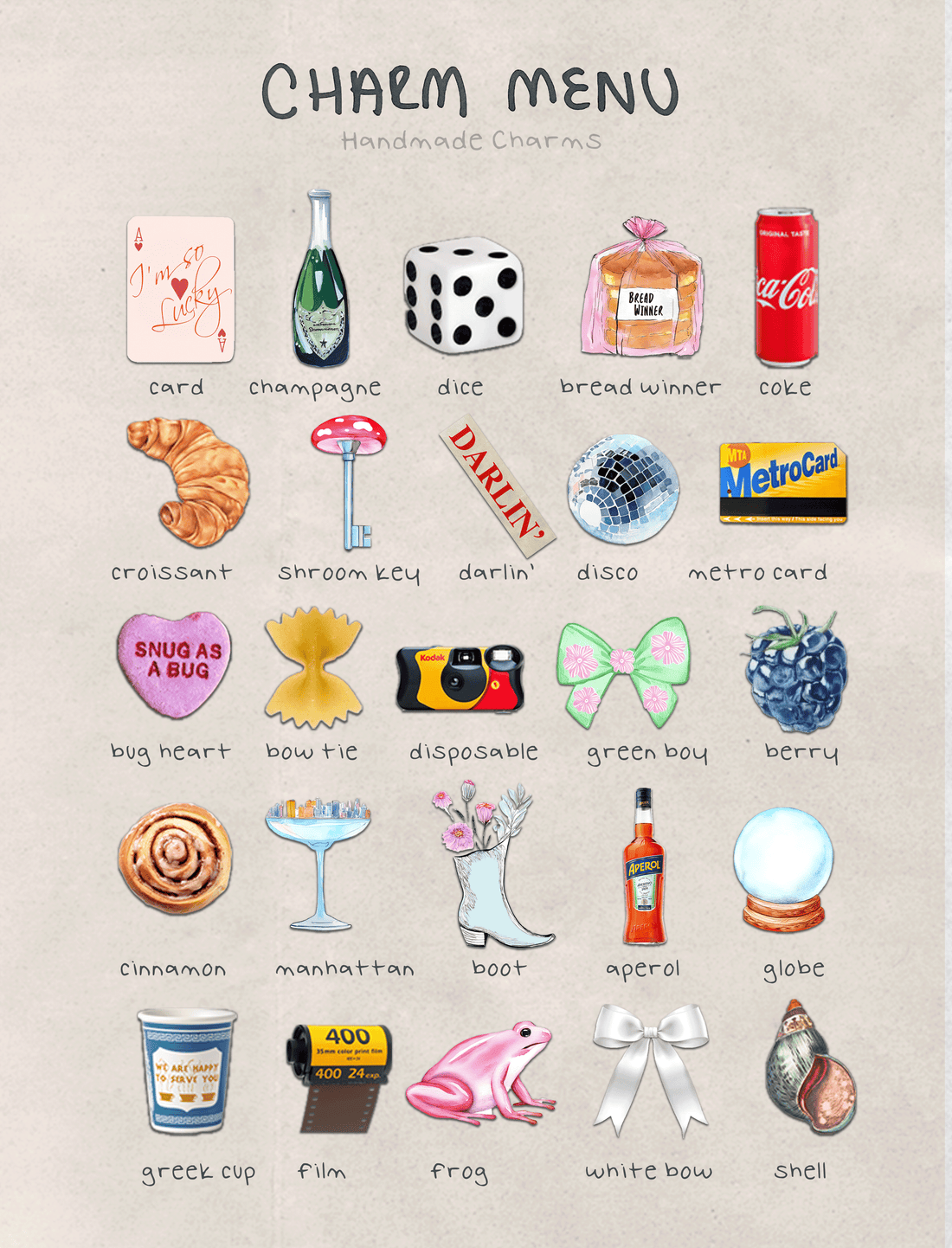 Products – 26 Charms