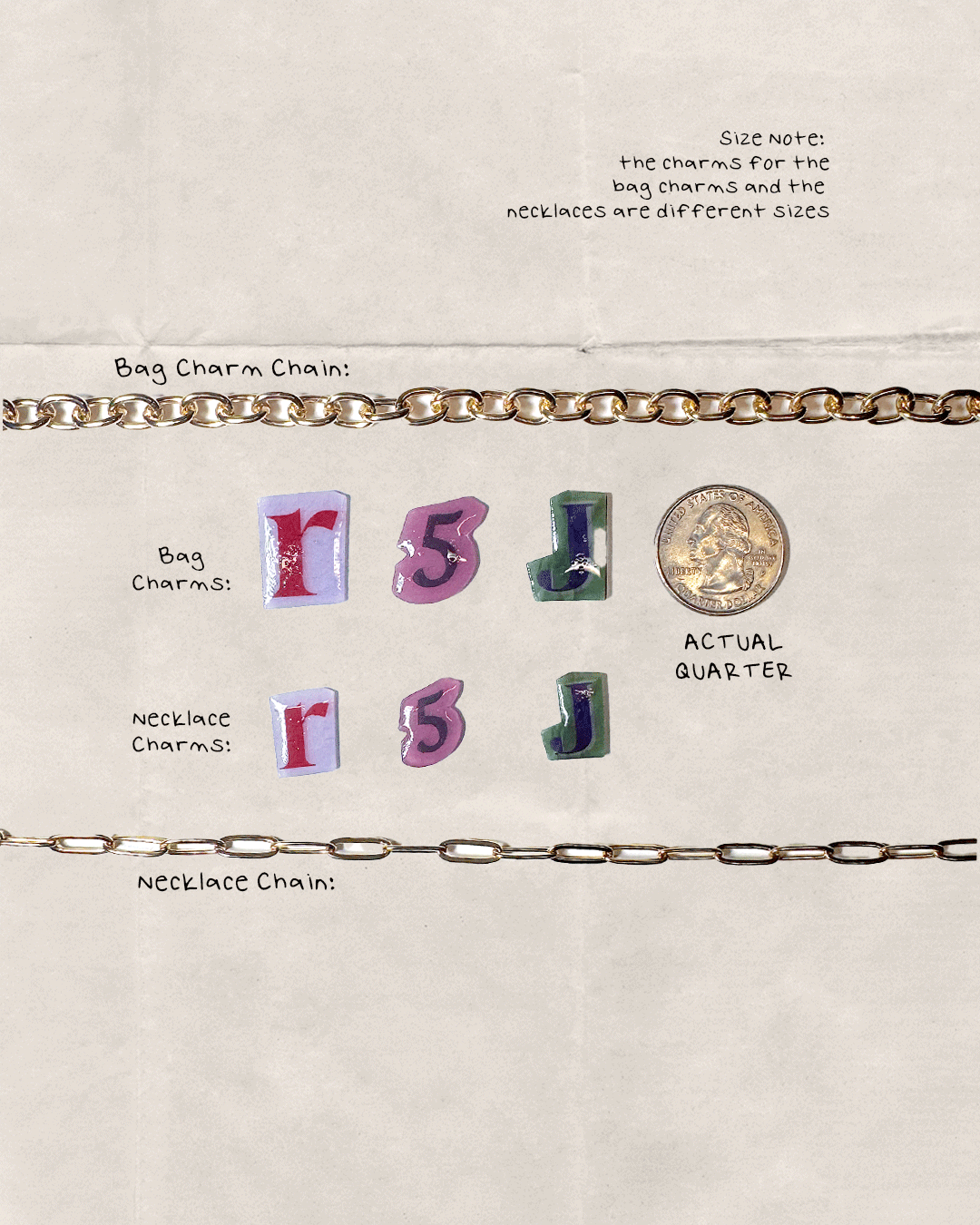 Custom Bag Charm – 26 Charms