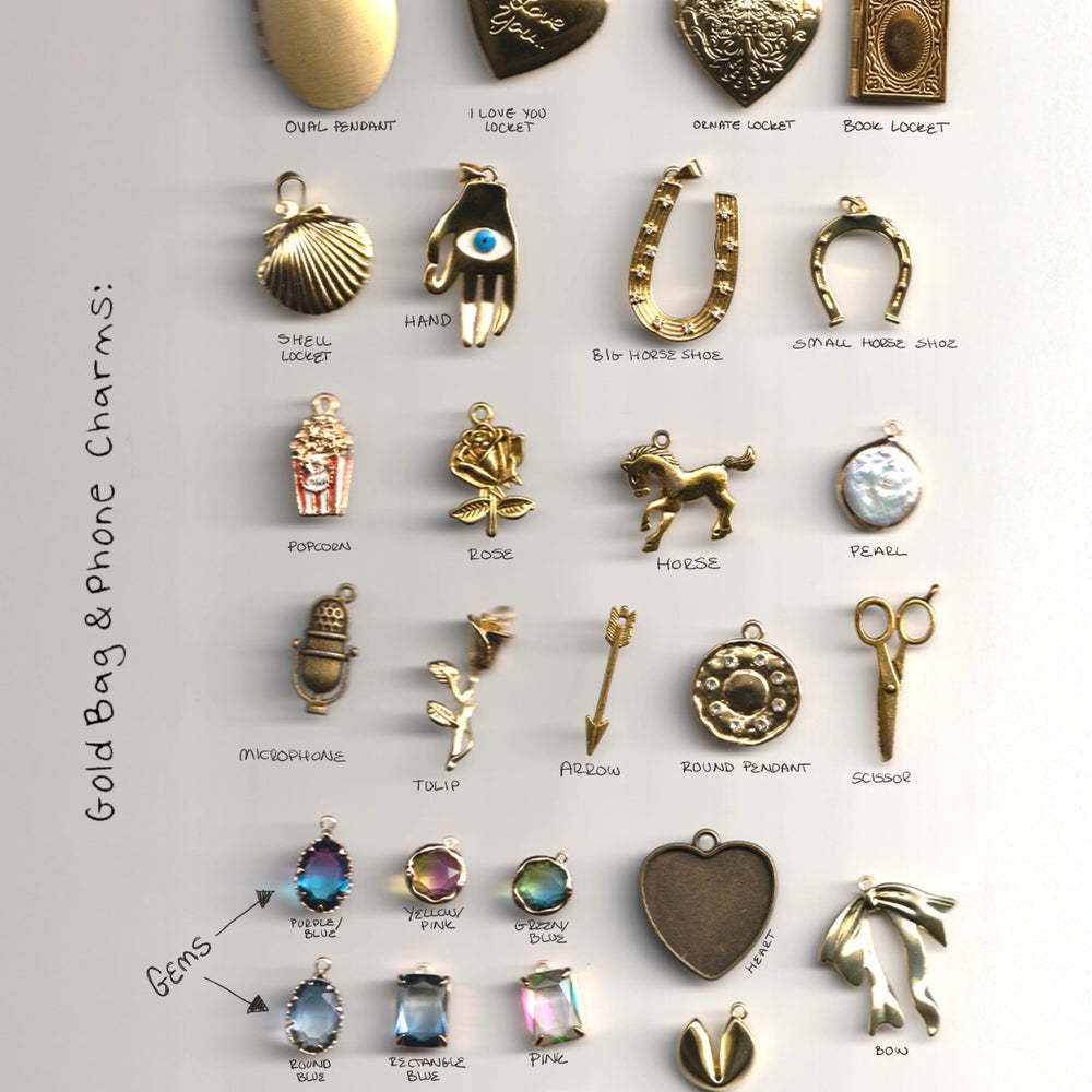 Custom Bag Charm — Handmade, Personalized Charms for Any Bag – 26 Charms